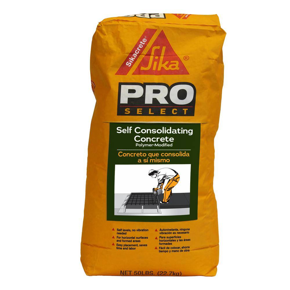 Sika Sikacrete 50 lb. Self Consolidating Concrete Cementitious Mix ...