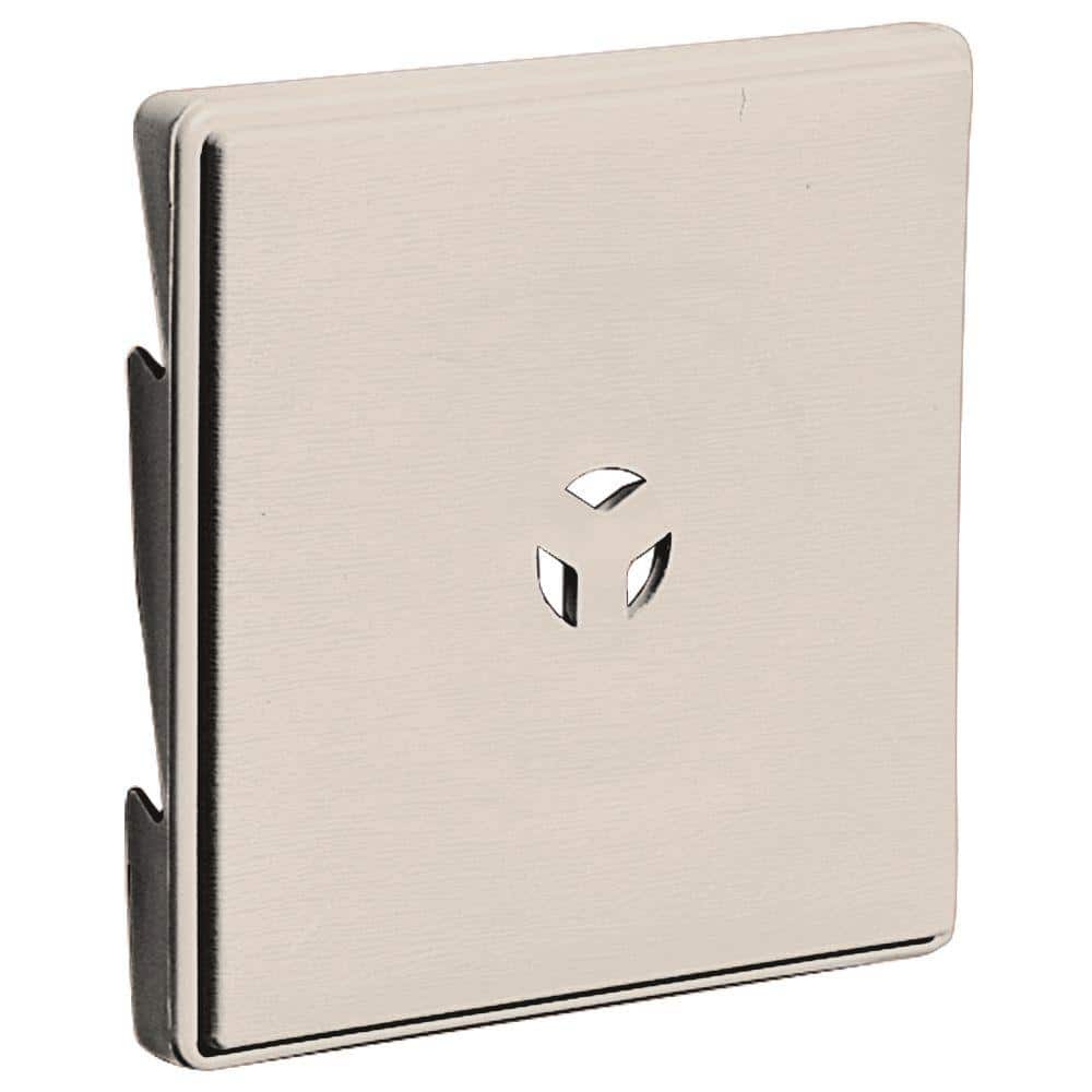 Builders Edge 6.625 in. x 6.625 in. # 048 Almond Triple 3 Surface ...