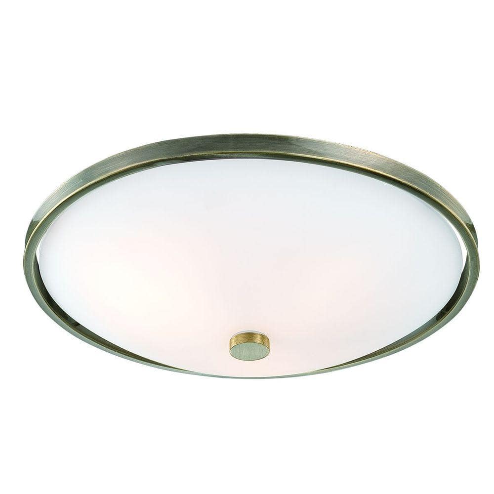 Eurofase Blanko Collection 3-Light Satin Nickel Flushmount 20370-022 ...