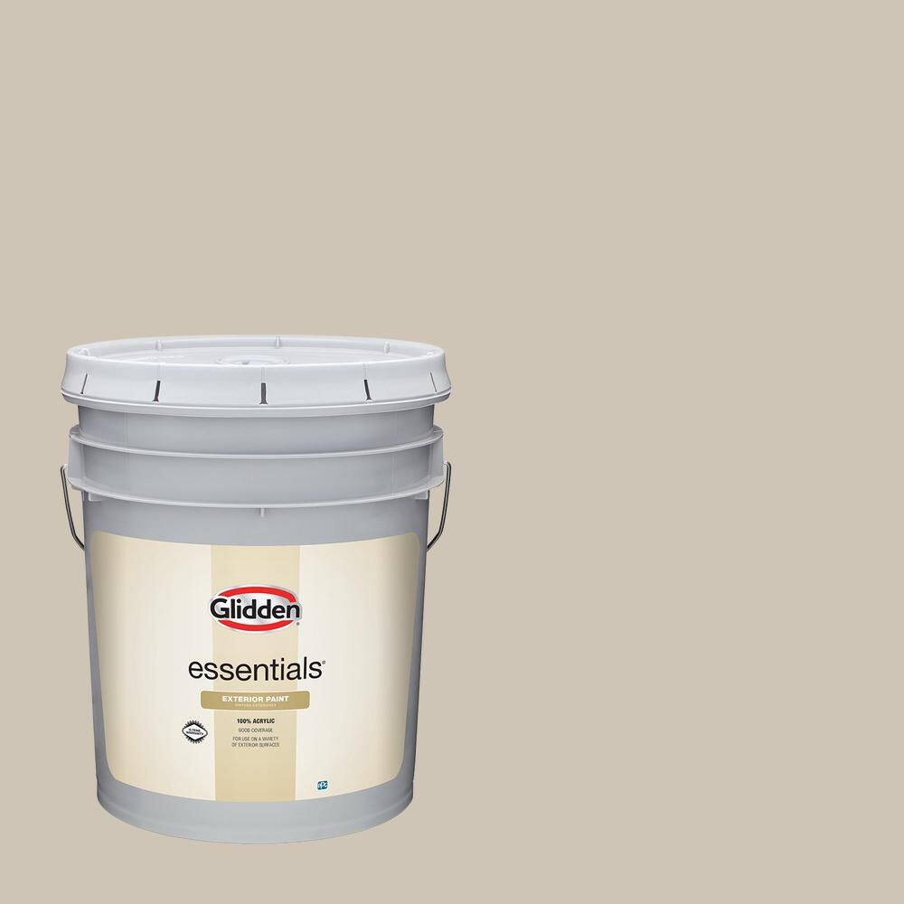 Glidden Essentials 5 gal. #PPG1021-2 Synchronicity Satin Exterior Paint ...