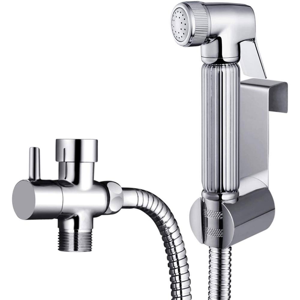 Toswin Non-Electric Handheld Bidet Attachment in Stainless Steel CK-PQ ...
