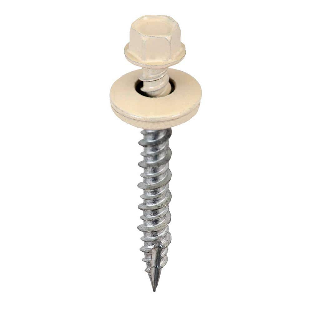 Acorn Hardware #9 X 1-1/2 inch Light Stone Hex Metal to Wood Screws ...
