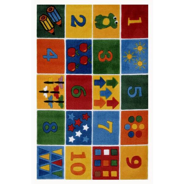 Floor & Rugs Numberblocks Bedroom Decor 4' x 6' Area Rug Home & Living ...