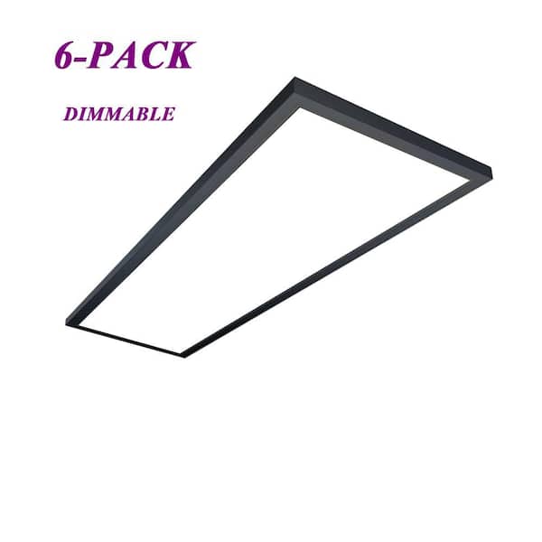 Feit Electric 1 ft. x 4 ft. Vista Artificial Skylight White Integrated ...
