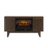 SCOTT LIVING Rosalie 54 in. Freestanding Media Console Wooden Electric ...