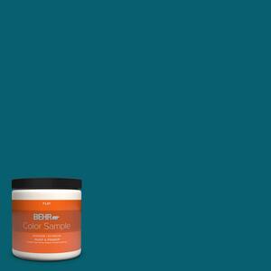 BEHR PREMIUM PLUS 8 oz. #T16-04 Galapagos Satin Enamel Interior ...