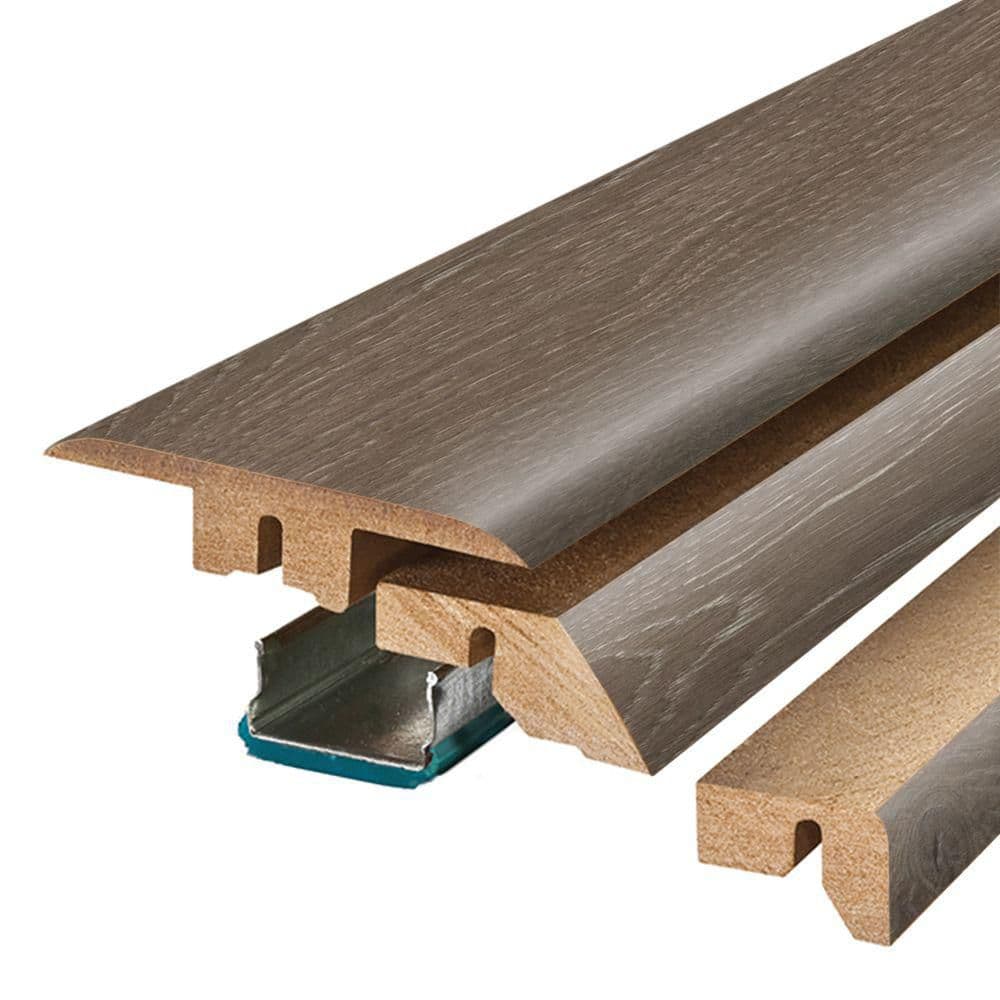 PERFORMANCE ACCESSORIES Grey Ledford 0.75 in. T x 2.37 in. W x 78.7 in ...