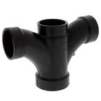 NIBCO 2 in. x 1-1/2 in. x 1-1/2 in. x 1-1/2 in. ABS DWV All Hub Double ...
