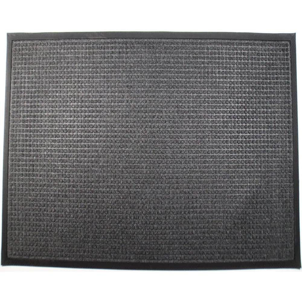 Rhino Mats - Town N Country Charcoal 48 in. x 72 in. Rubber Non-Slip ...