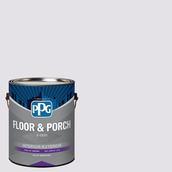 PPG 1 gal. PPG1175-1 Violet Hush Satin Interior/Exterior Floor and ...