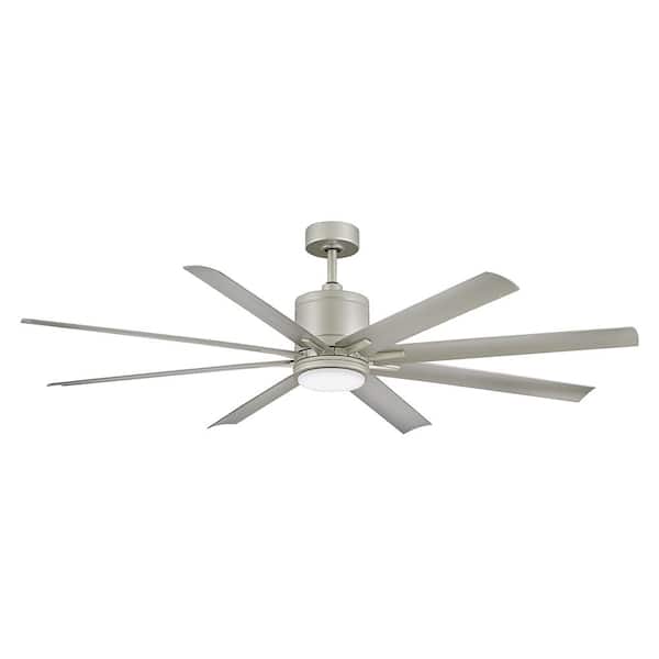 HINKLEY Vantage 66.0 in. Indoor/Outdoor Integrated LED Brushed Nickel ...