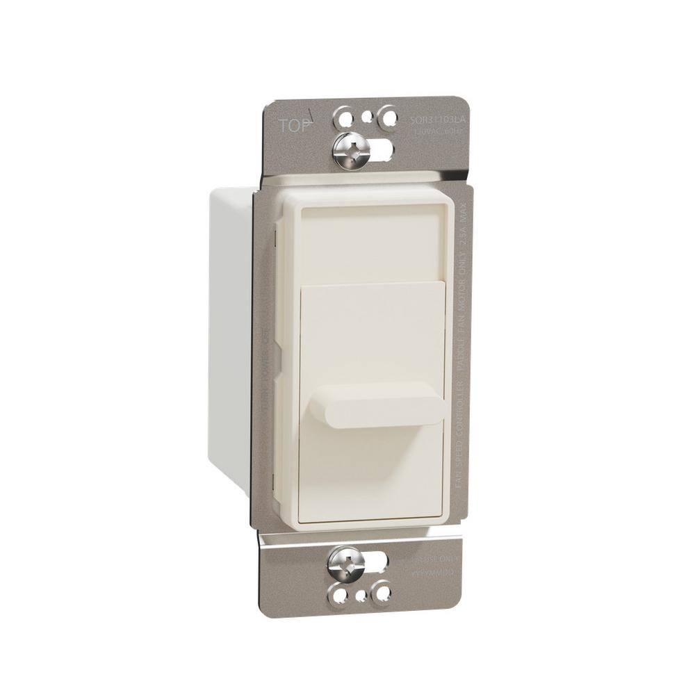 Square D X Series 2.5 Amp 3 Speed Slide Ceiling Fan Controller Back ...