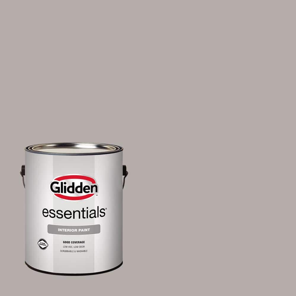 Glidden Essentials 1 gal. PPG1005-4 Slate Pebble Semi-Gloss Interior ...
