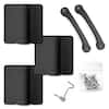 Screen Tight Black Heavy Duty Screen Door Hardware Kit SDHWBK - The ...