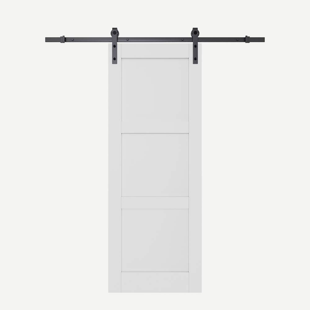 Reviews for ARK DESIGN 30 in. x 80 in. Paneled 3 Lite White Primed MDF ...