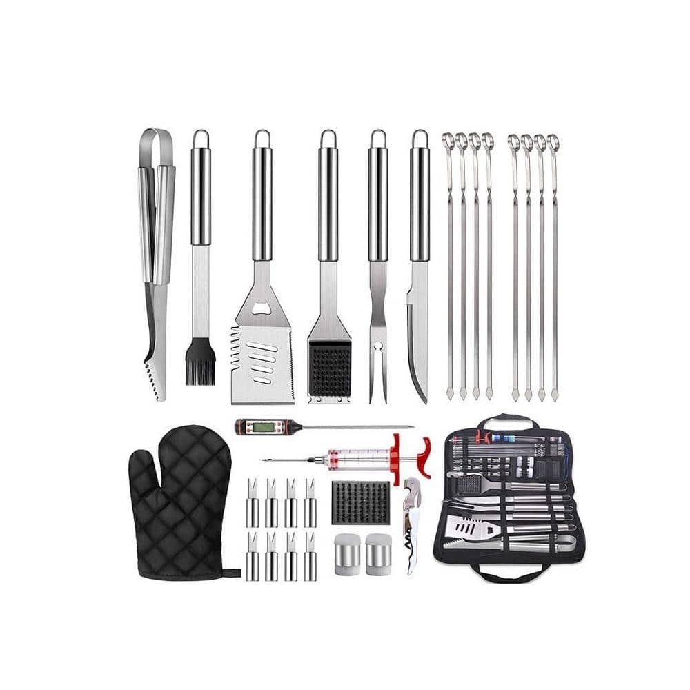 ITOPFOX Stainless Steel Ultimate 30-Pieces BBQ Tool Kit Grilling Set ...