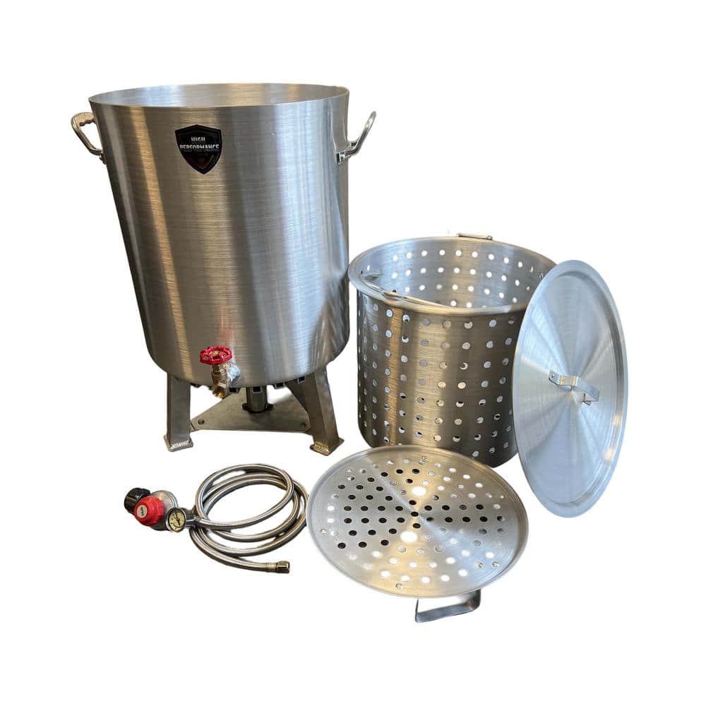 HIGH PERFORMANCE COOKERS 60 qt. Crawfish Boiler Powered Seafood Pot ...
