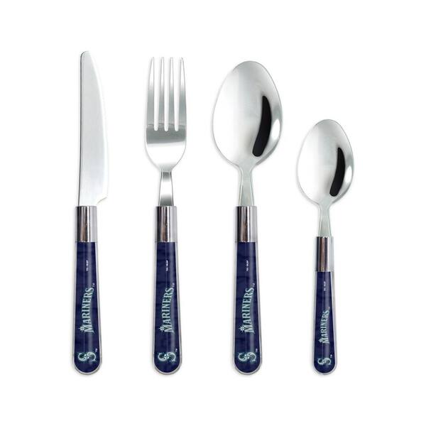 sportsvault MLB 16-Piece Seattle Mariners Flatware Set (Service for 4 ...