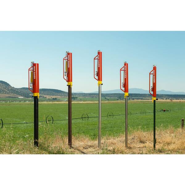 MAN SAVER Orange Steel Air Powered Fence Post Driver, 2-7/8 in. Max OD ...