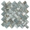 Apollo Tile Splendor Green 11.81 in. x 11.81 in. Matte Porcelain Mosaic ...