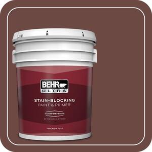 BEHR MARQUEE 1 gal. #190F-7 Mayan Red Matte Interior Paint & Primer ...