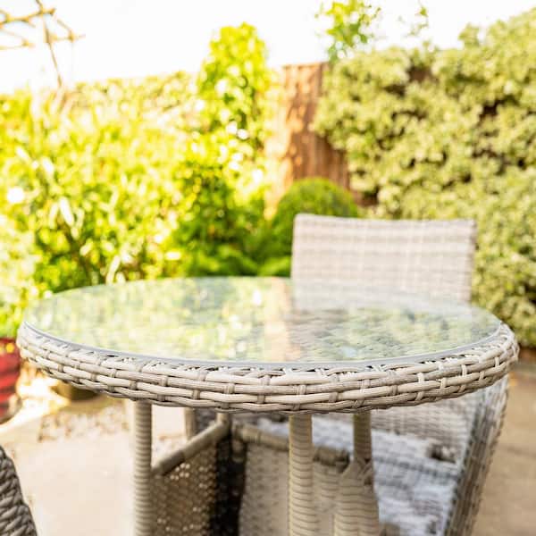 30 In Patio Plexiglass Tables 30" RD Patio Dining Table JJ T14623 80