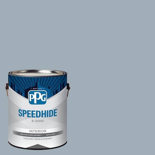 SPEEDHIDE 1 gal. PPG1040-4 Set In Stone Satin Interior Paint PPG1040 ...