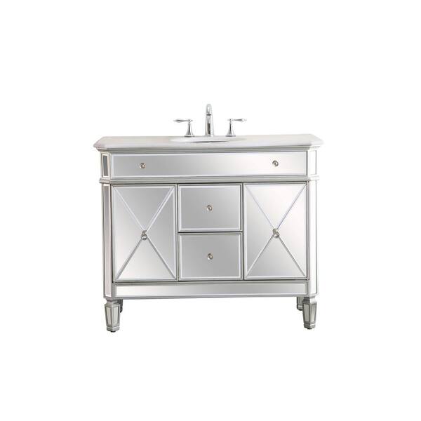 Timeless Home 20.5 in. W x 42 in. D x 35 in. H Single Bathroom Vanity ...