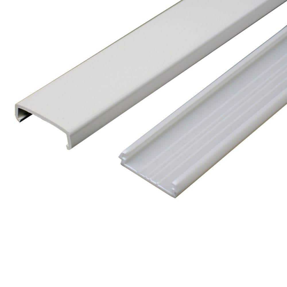 Legrand Wiremold Non-Metallic PVC Raceway 5 ft. Wire Channel, White ...