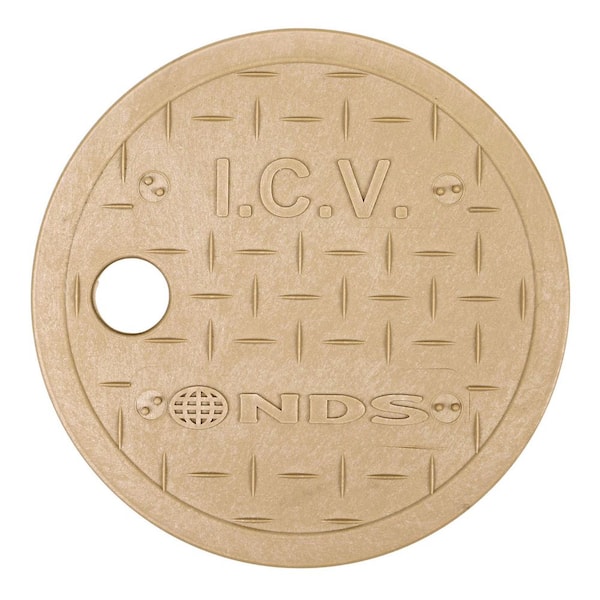 Nds 6 In Plastic Round Box With Overlapping Icv Cover NDS 10" Round