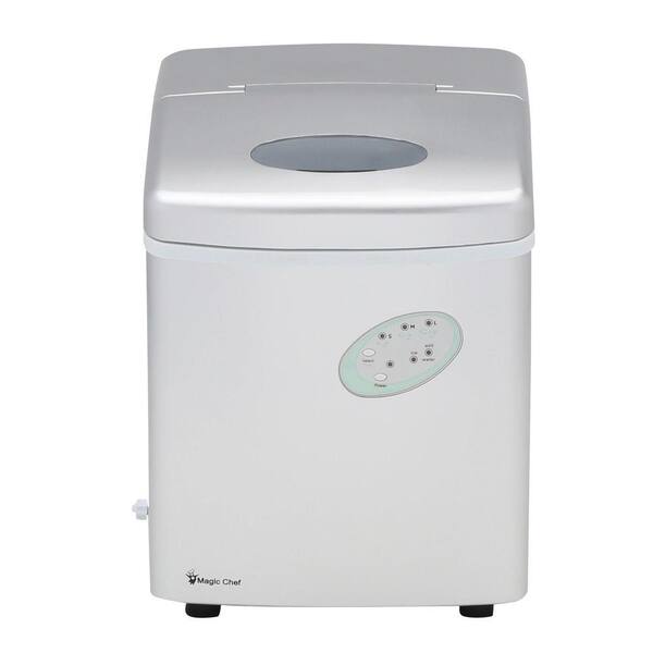 Magic Chef 27 lb. Portable Ice Maker in Silver MCIM22TS - The Home Depot
