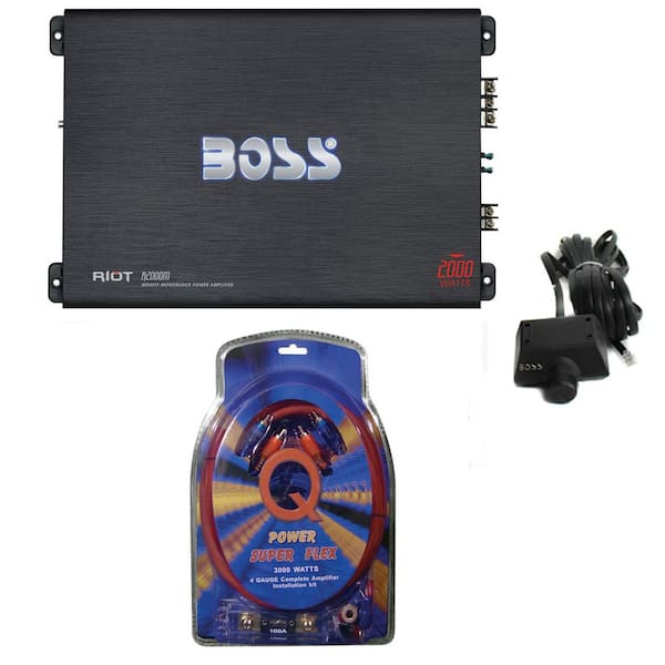 Boss Audio Systems 2000-Watt Riot Monoblock Car Audio MOSFET Mono ...