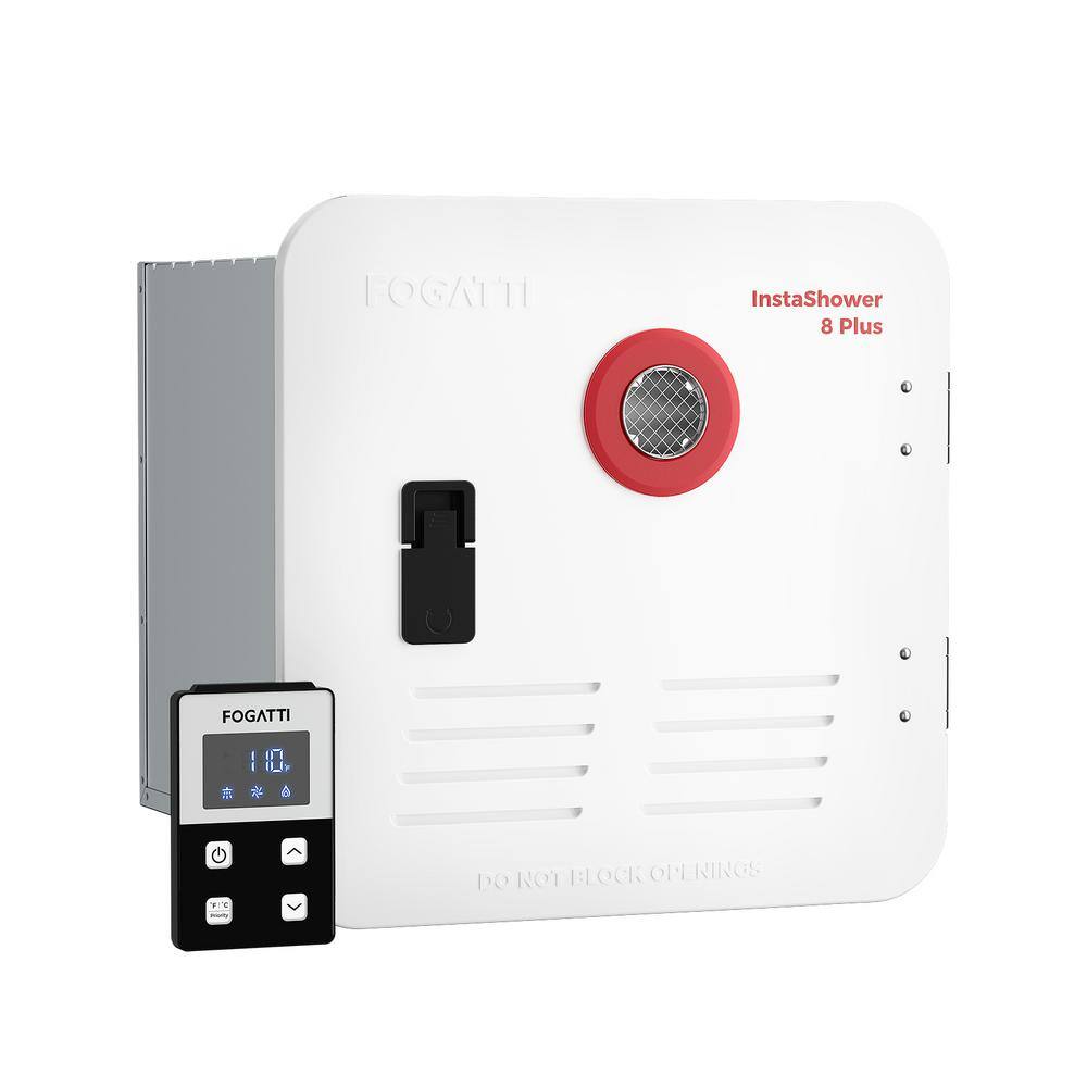 FOGATTI InstaShower 8 Plus FS08B1SWD 2.9 GPM 55,000 BTU RV Tankless ...