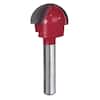 DIABLO 3/8 in. Carbide Round Nose Router Bit DR18112 - The Home Depot