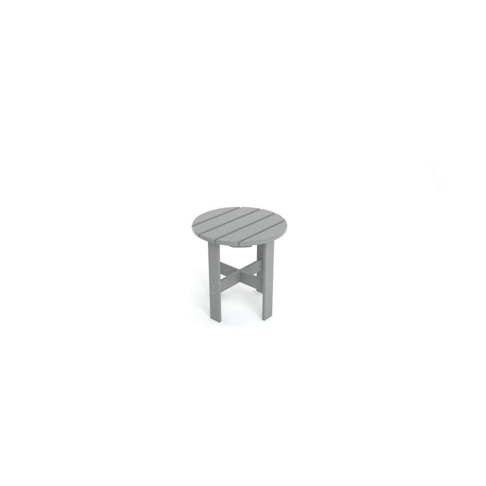 Frog Furnishings Gray, Adirondack Side Table PB ADTRASTGRA - The Home Depot