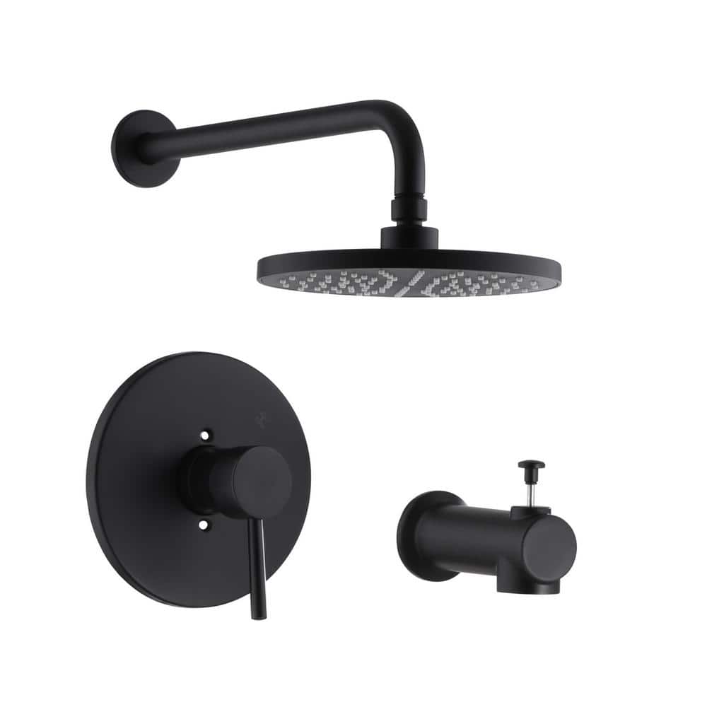 Ultra Faucets Kree Single Handle 1-Spray Tub and Shower Faucet 1.8 GPM ...