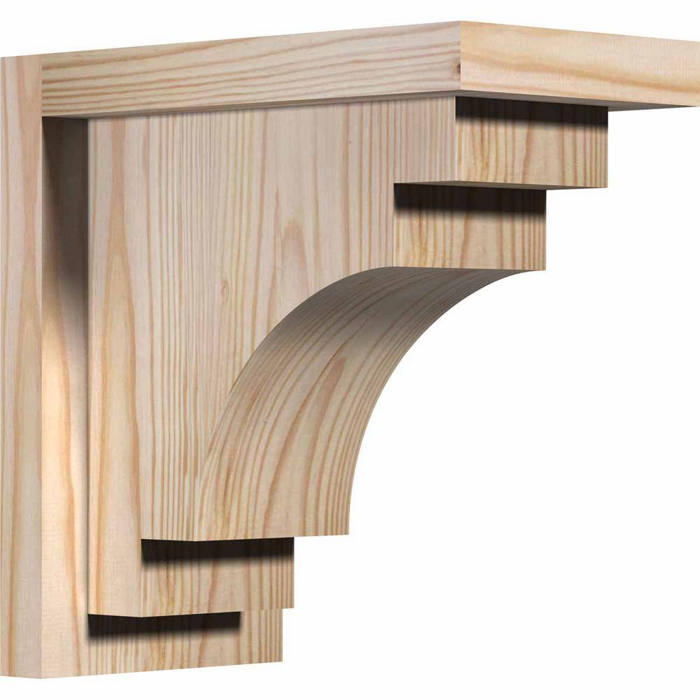 Ekena Millwork 5-1/2 in. x 10 in. x 10 in. Mediterranean Smooth Douglas ...