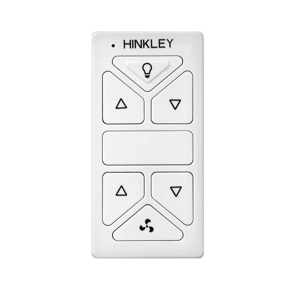 HINKLEY HIRO Non-Reversing White Ceiling Fan Remote Control 980014FWH ...