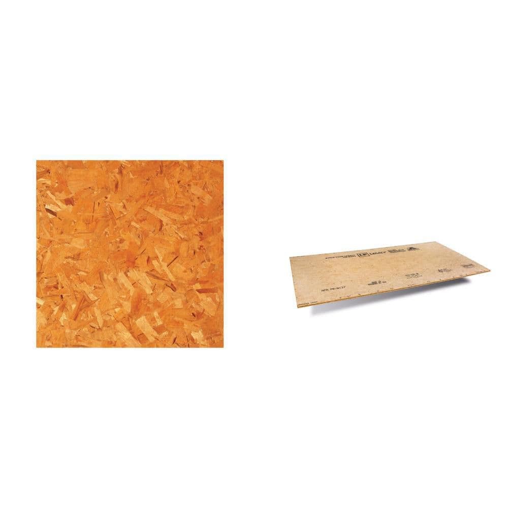 7/16 in. OSB Sheathing Panel (4 ft. x 8 ft.) and 23/32 in. Tongue and Groove OSB Sub-Floor (4 ft ...