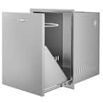 VEVOR 16 in. W x 22 in. H x 16 in. D Outdoor Kitchen Propane Tank ...