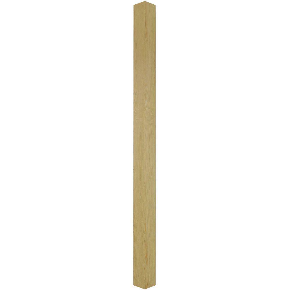 EVERMARK Stair Parts 36 in. x 1-3/4 in. 5360 Unfinished Red Oak Full ...