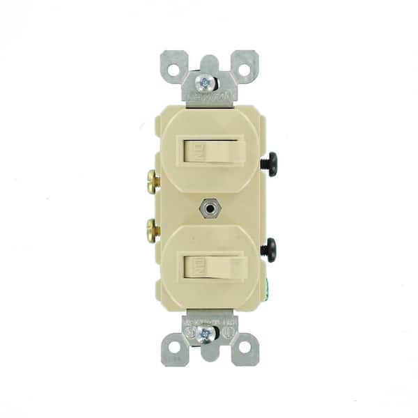 Leviton Double Pole Switch Wiring Leviton 18222 LB Double Pole