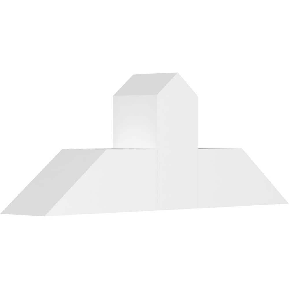 Ekena Millwork 36 in. W x 13 1/2 in. H x 6 in. D x 6 in. F, 9/12 Pitch, Portland Signature ...