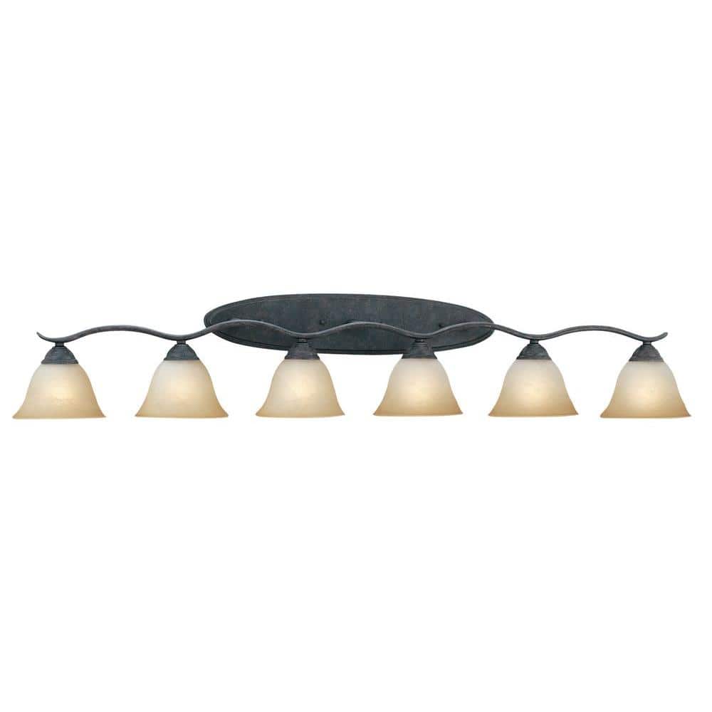 Thomas Lighting Prestige 6-Light Sable Bronze Wall Vanity Light ...