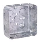 Southwire 4 in. W x 1-1/2 in. D Steel Metallic Square Electrical Box ...