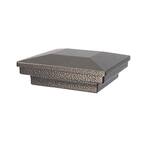 Fortress Railing Products 3 in. x 3 in. Antique Bronze Aluminum Flat ...