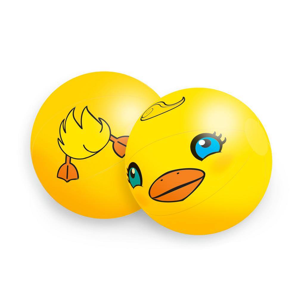 Poolmaster 24 in. Duck Swimming Pool and Beach Ball 81122 - The Home Depot