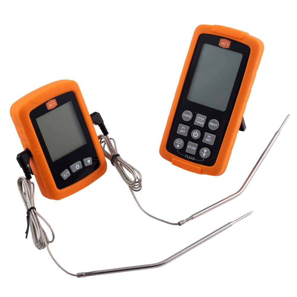 OKLAHOMA JOE'S Pit Pro 2-Probe Wireless Digital Remote Meat Thermometer ...