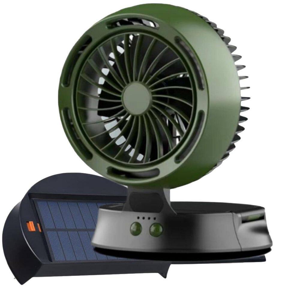 phyfalip Portable Solar Fan - Compact & Lightweight, Solar-Powered, 4 ...