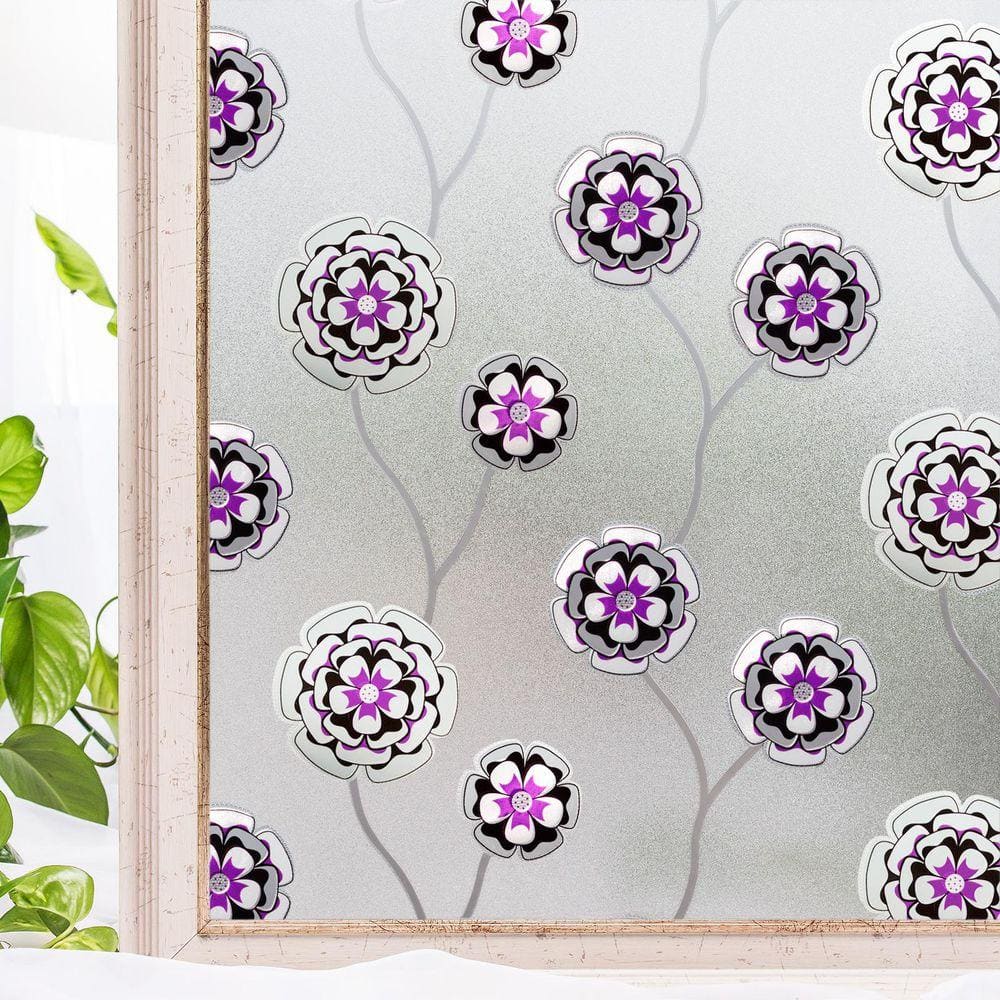 Reviews for COTTON COLORS 35.4 in. x 78.7 in. Decorative and Privacy 3D ...
